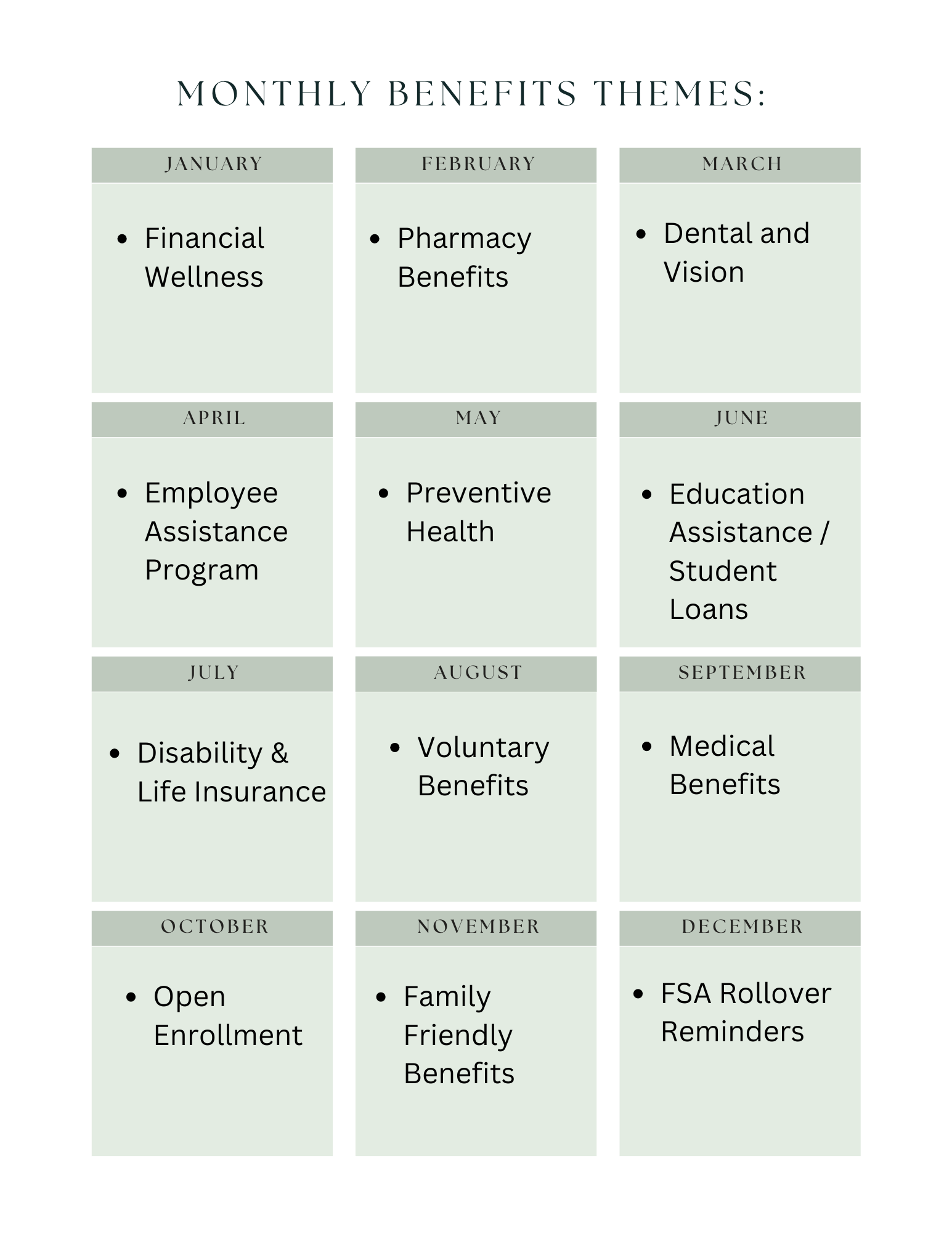 Year-Round Benefits Education - Cleveland Benefit Partners